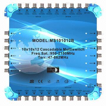 10-input To 12-output 10 X 10 X 12 Cascade Satellite Multiswitches, High Quality 10-input To 12 ...