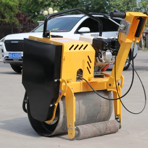 Manual Vibratory Single Drum Roller Hand Guided Vibratory Roller ...