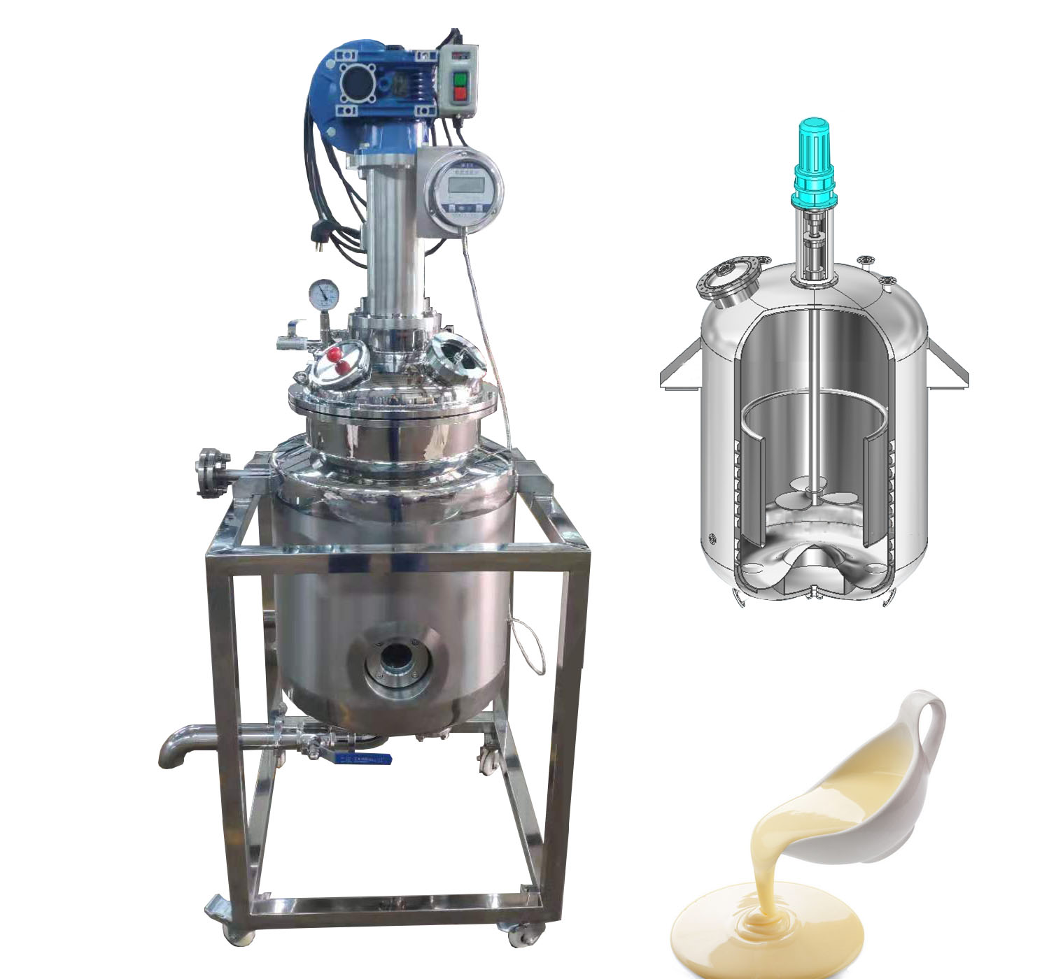 Stainless Steel Industrial Crystallization Tanks & Evaporative Vacuum ...