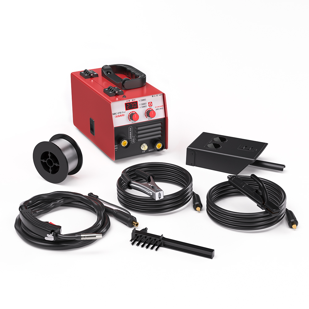 220v Mig/mma Flux Core Welding Machine Nbc-270 With 1kg Wire Feeder ...