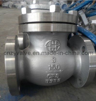 Api Sus304/cf8 150lb Swing Check Valve, High Quality Api Sus304/cf8 150lb Swing Check Valve on ...