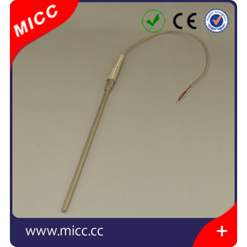 Ss316 Sheathed Probe Type Rtd Sensor 4 Wires With Lead Wire, High ...