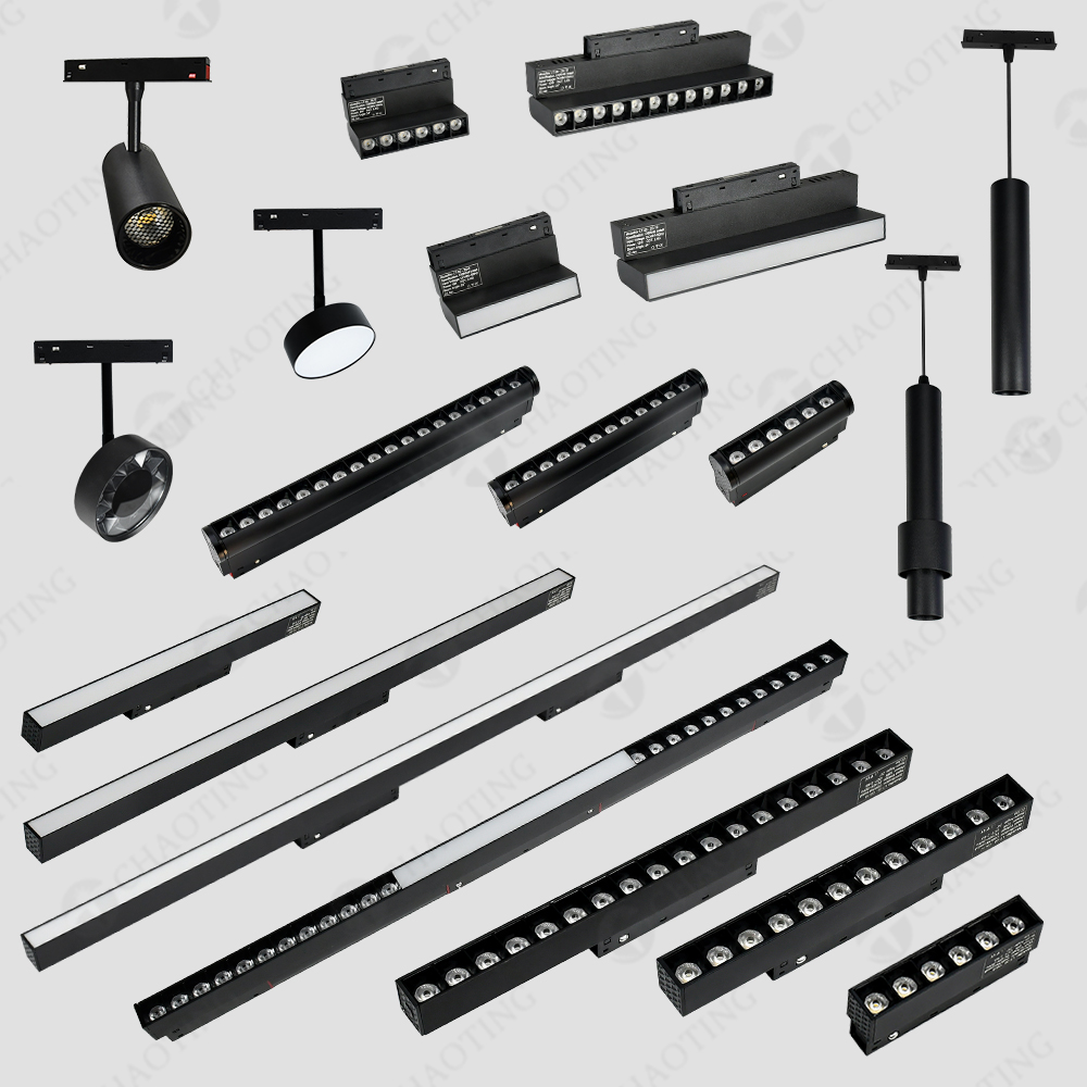 48v Magnetic Track System Surface Mounted Spot Focus Lamp Linear Light ...