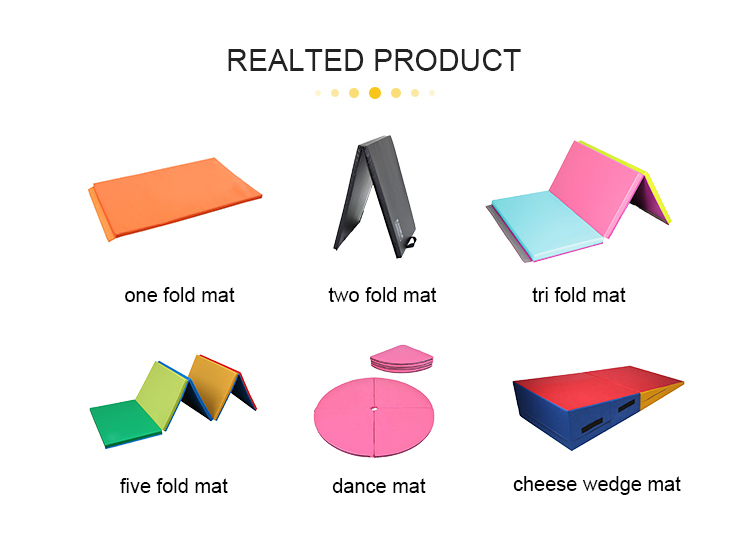 Kids Trifold Foam Gymnastic Landing Mat For Exercise And Tumbling, High ...