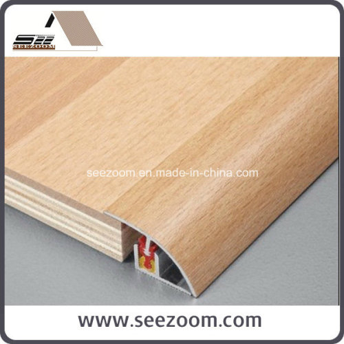 Wooden Veneered Aluminum Transition Tile Edge Trim, High Quality Wooden ...