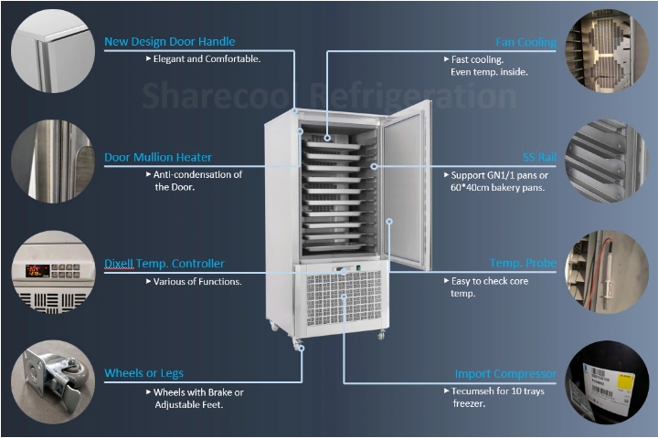 Commercial Blast Chiller For Pastry Cakes And Trays, High Quality ...