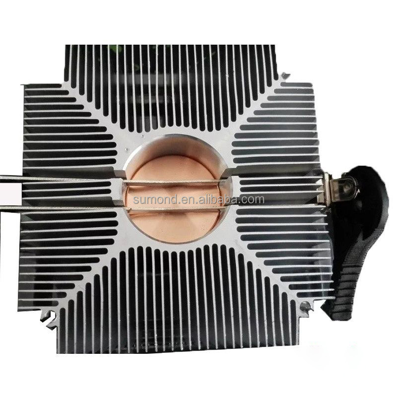 Amd Original Copper Tube Radiator With Red Leaf Fan For Am5 Am4 Am3 ...