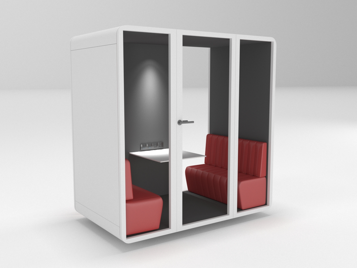 Hot Sales Office Phone Booth Double Soundproof Booth, High Quality Hot ...