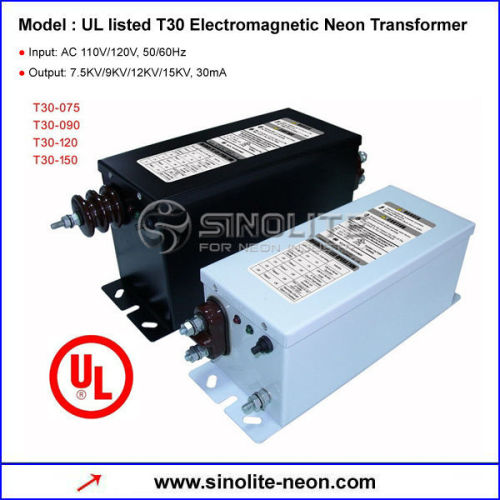 Ul Listed T30 Series Electromagnetic Neon Transformer, High Quality Ul ...