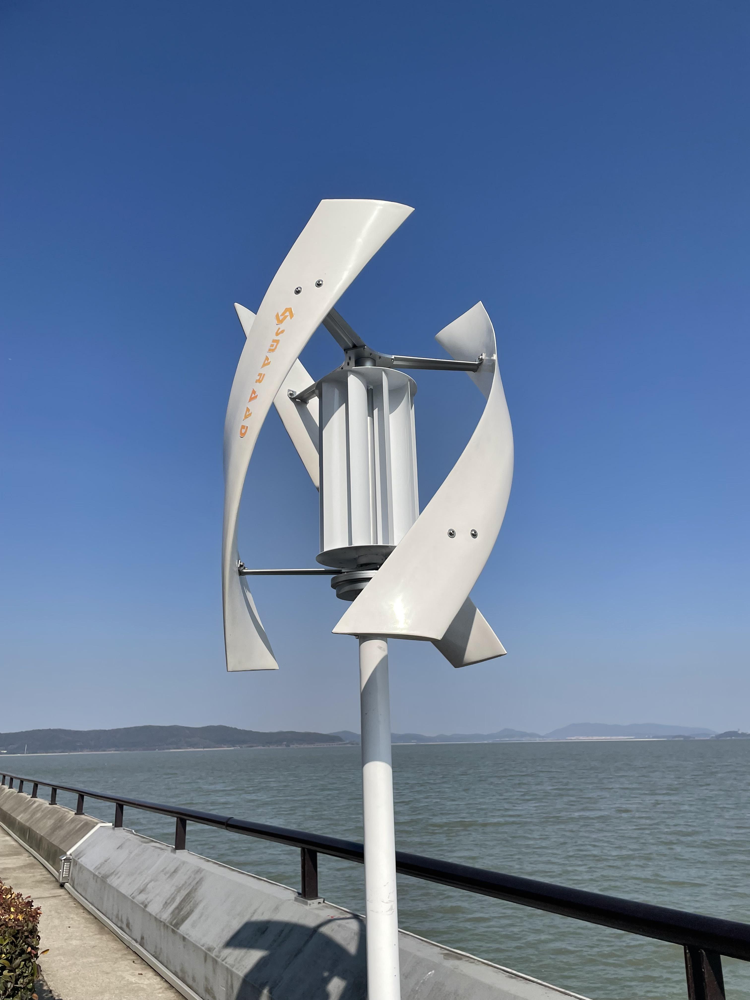 Vertical Wind Turbine 500w Low Wind Speed Start, High Quality Vertical ...