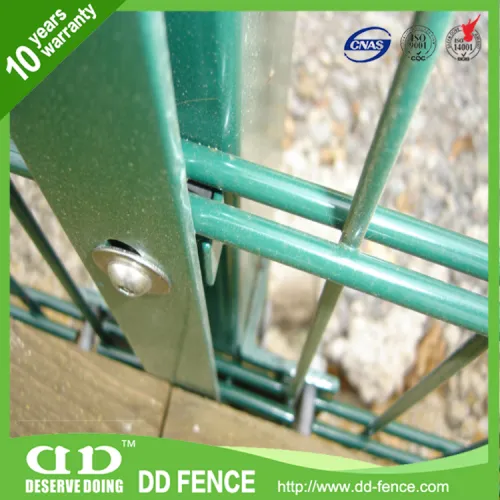Galvanized Double Wire Metal Fence/ Twin Rod Fence /welded Double Fence ...