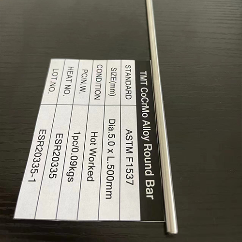 Uns R31537 Astm F1537 Cocrmo Medical Implant Bar คุณภาพสูง Uns R31537 ...