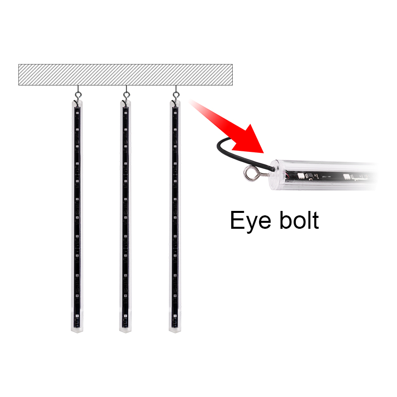 24 Rgb 360° Addressable Led Tube Lights For Stage Events And Nightclubs ...