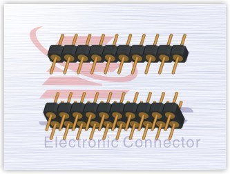 2.54mm Pitch Single/dual Row Straight Machine Pin Header, High Quality ...