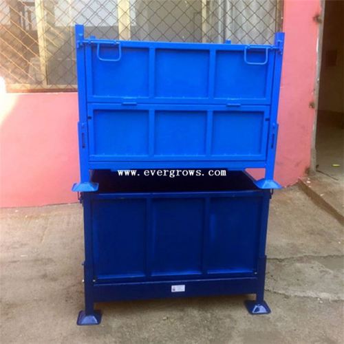 Forklift Operation Warehouse Steel Storage Pallet Bin, High Quality ... Forklift Operation Warehouse Steel Storage Pallet Bin, High Quality ...