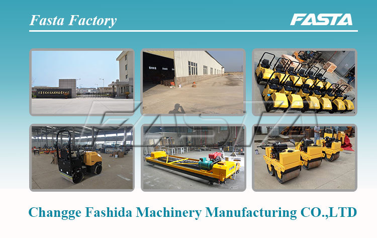 1 Ton Concrete And Asphalt Road Rolling Machine Vibratory Compactor ...