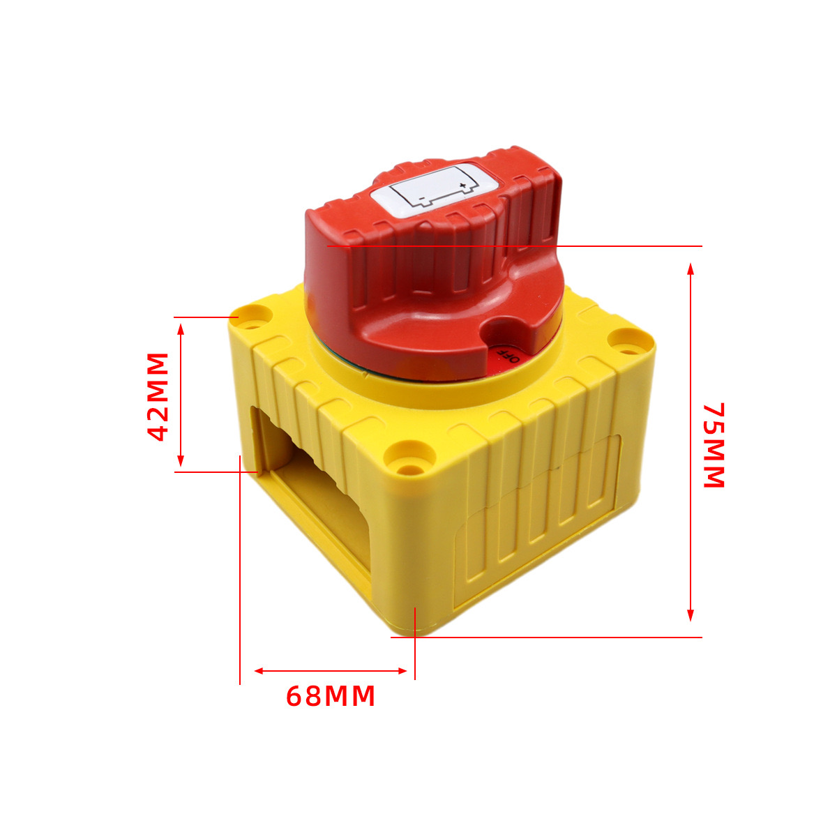 12v-24v Battery Disconnect Switch With Knob And Screws, 300a Cut Off ...