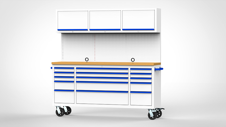 Safewell 72inch Pre-coated White Cabinet With Top Chests, High Quality ...