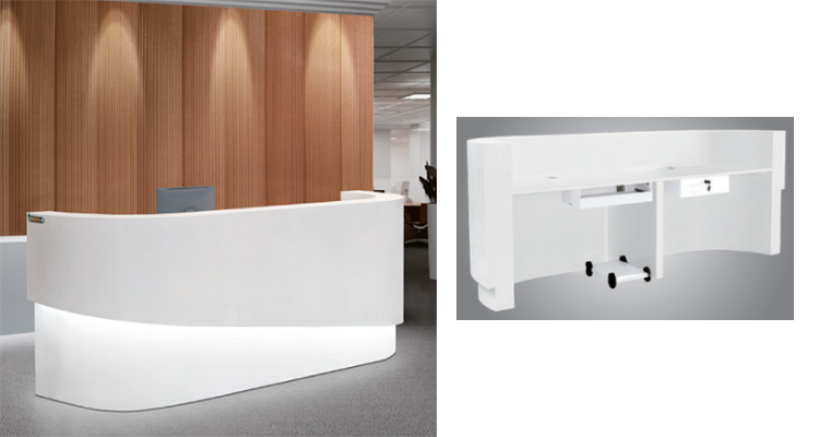 Cash Register Counter Modern Reception Front Table Design, High Quality ...