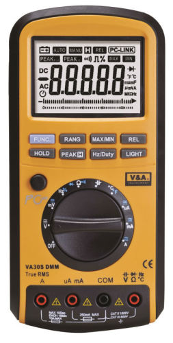 Digital Multimeter Multimeter 22000counts Acv Dcv Up To 1000v Va30 ...