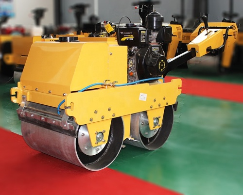 Double Drum Walk Behind Roller (fylj-s600c), High Quality Double Drum ...