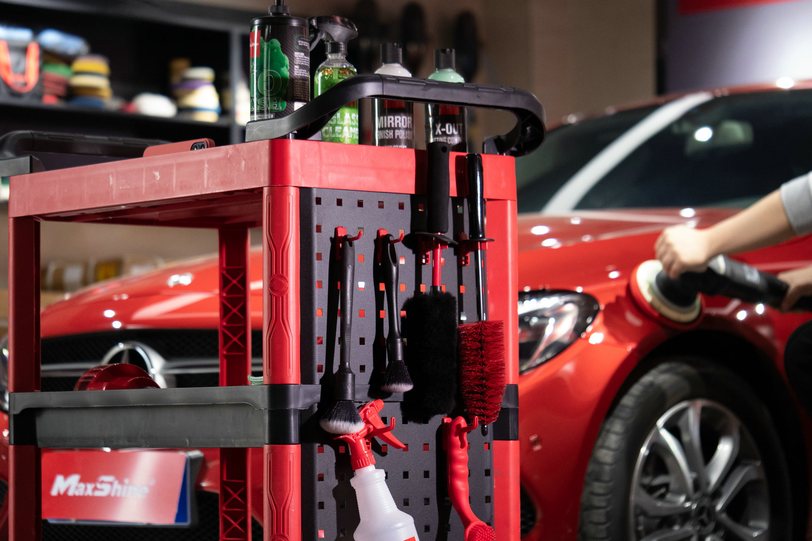 Maxshine Car Detailing Cart: Car Wash Accessories & Equipment, High ...