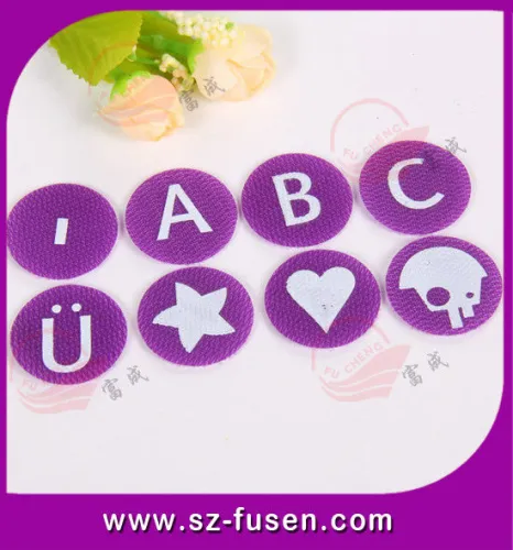 Oem Nylon Pretty Velcro Letters , Velcro Patches Decorative Wall ...