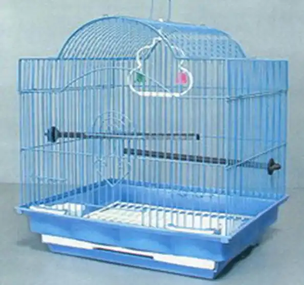 Handmade Blue Round Metal Bird Cage With Many Color Wire Mesh - Hot ...