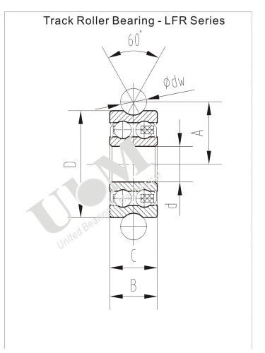Guide Bearing, Lfr Series Bearing, Track Roller Bearing, High Quality ...