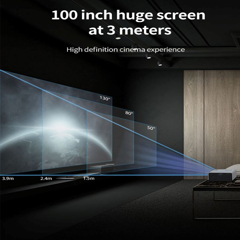Best 200ansi Lumens Laser Dlp Home Projector, High Quality Best 200ansi ...
