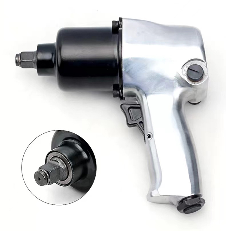 17pcs Twin Hammer Heavy Duty Pneumatic Wrench Set - 1/2 Inch Air Impact ...