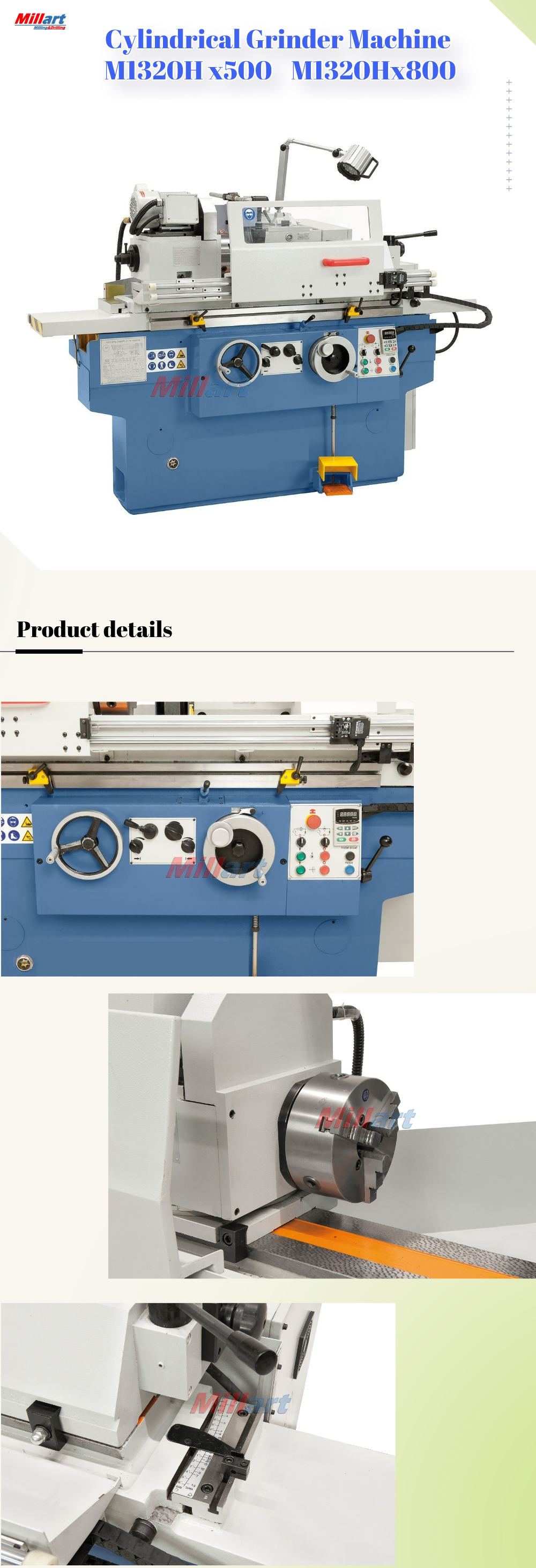 Features And Specifications Of Cylindrical Grinder Machine M1320hx500 ...
