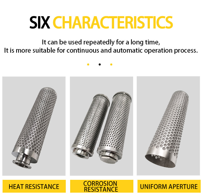 Perforated Metal Mesh Filter Tubes For Exhaust, High Quality Perforated ...