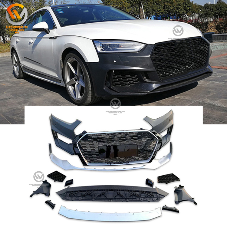 Rs5 Style Front Bumper Body Kits For Audi A5 2017-2018, High Quality ...