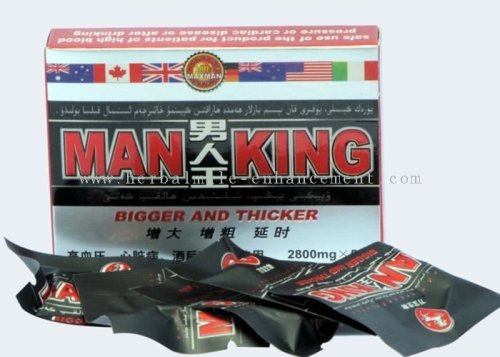 Man King Concentrated Natural Botanic Herbal Male Enhancement Sex Pills