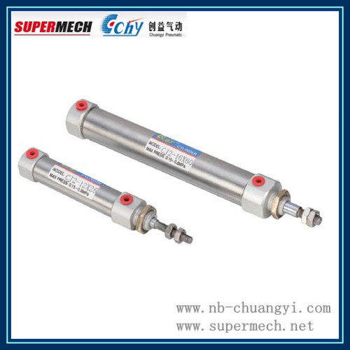Cj2 Series Mini Stainless Steel Pneumatic Air Cylinders Smc Type , High ...