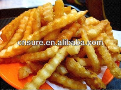 Potato Crinkle Wavy Fries Processing Line/machinefrench Fries Line ...