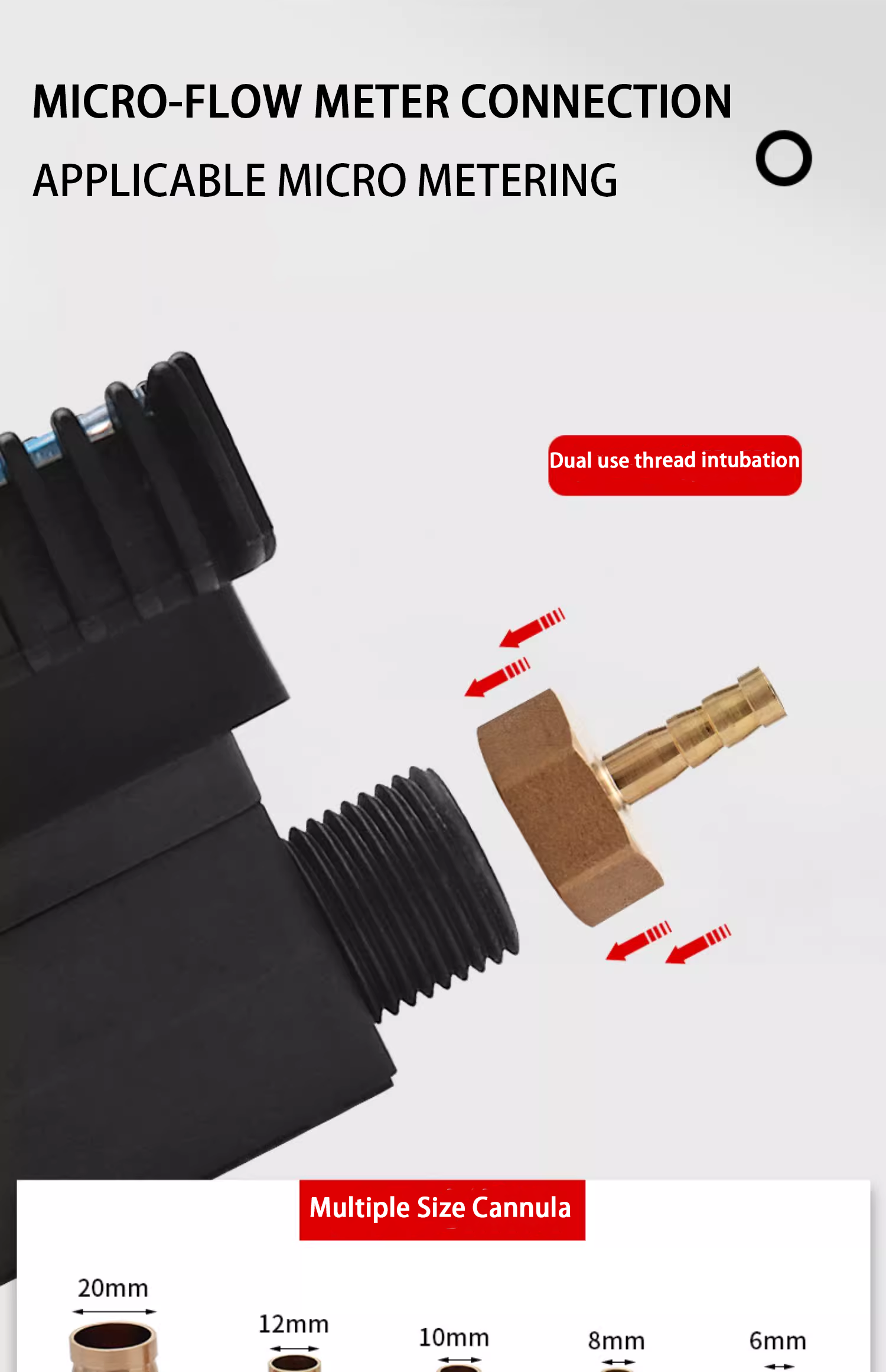 Cavitt K24 Micro Turbine Flow Meter 1/2 Inch Internal Thread High ...