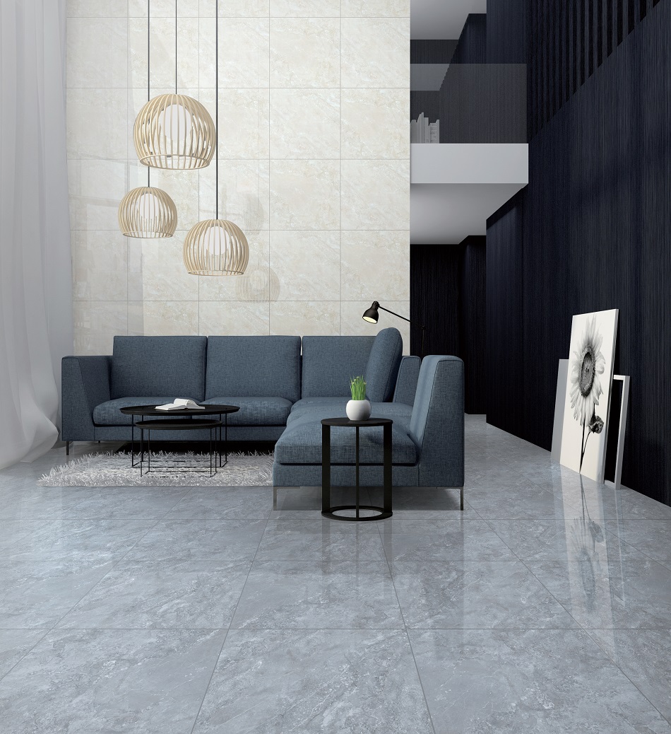 Stone Look Glazed Polished Porcelain Tiles, High Quality Stone Look ...