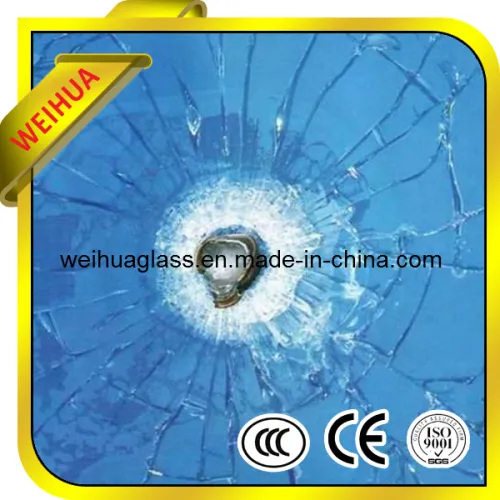 Safety Clear Laminated Glass 6 38mm With Ce / Iso9001 / Ccc, High ...