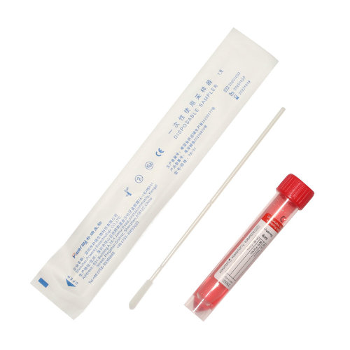 Vtm Viral Transport Medium Swab วัสดุโฟม Dacron ที่ผ่านการฆ่าเชื้อแล้ว ...