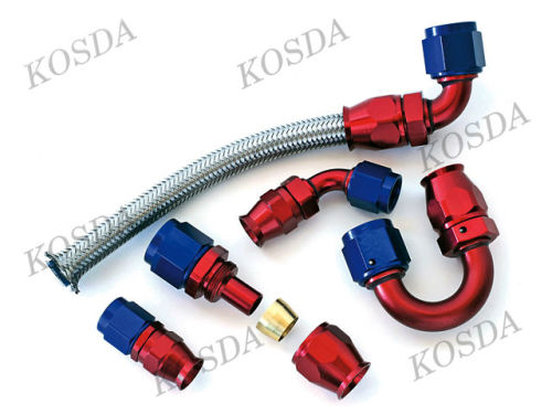 Aluminum An8 90 Fittings , 90 Degree Elbow Fittings, An Fittings ...