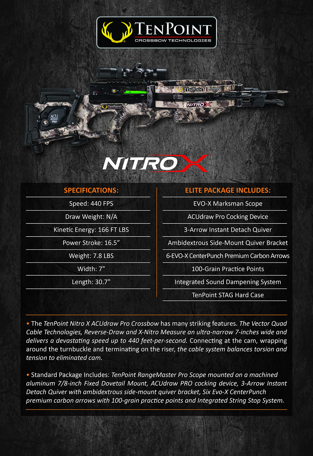 Tenpoint - Nitro X Crossbow คุณภาพสูง Tenpoint - Nitro X Crossbow บน ...