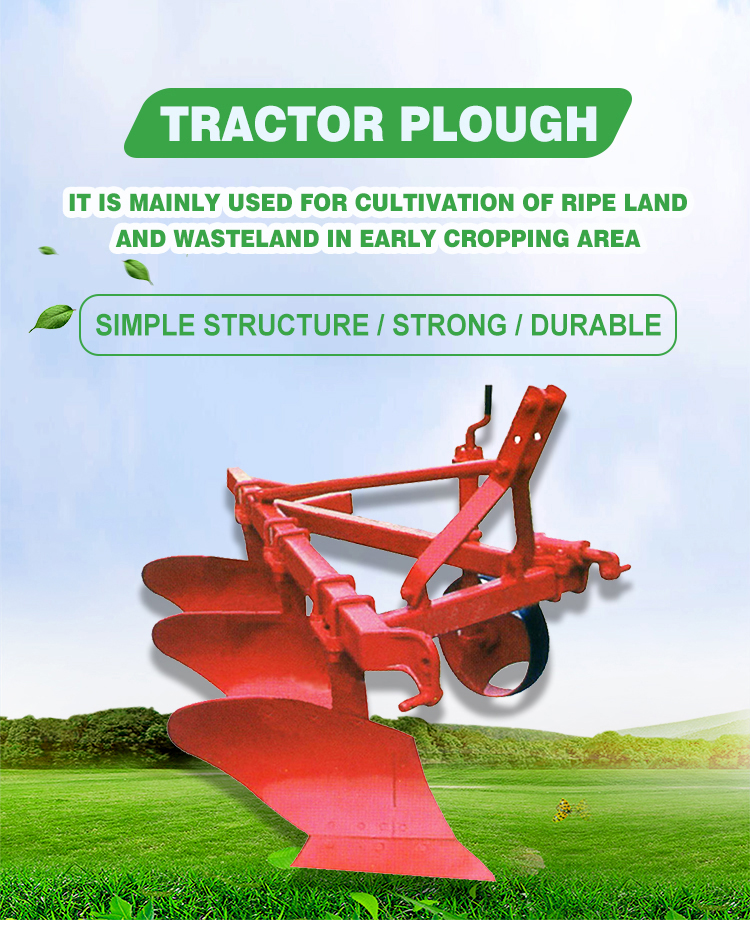 Hydraulic Reversible Turning Plough Attachment For Tractors, High ...