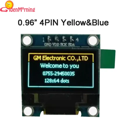 0.96" Oled Display Moudle I2c Iic Interface With Driver Ic Ssd1306 ...