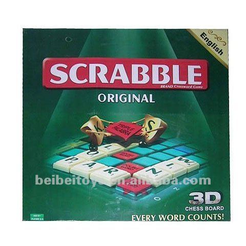 3d Scrabble Letter Tiles Game, Scrabble Board Game, High Quality 3d ...