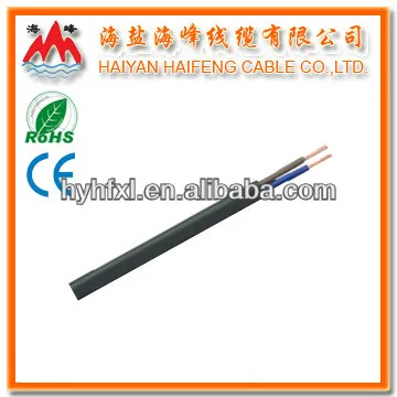 Twin Flexible Copper Flat Cable/wire, High Quality Twin Flexible Copper ...