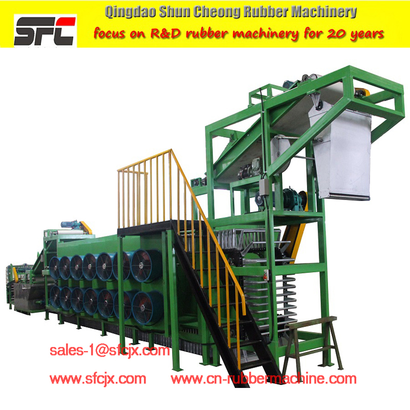 Batch Off Cooler Rubber Sheet Cooling Machine, High Quality Batch Off ...
