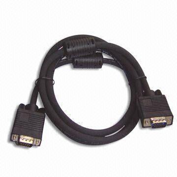 D/d-sub 15-pin Cable With Core, Customized Lengths Are Accepted, High ...