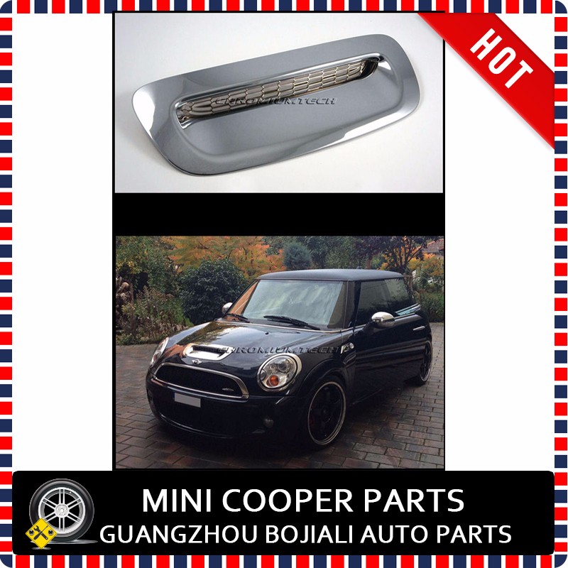 Chrome Bonnet Air Intake Scoop Cover For Mini Cooper S R56, High ...